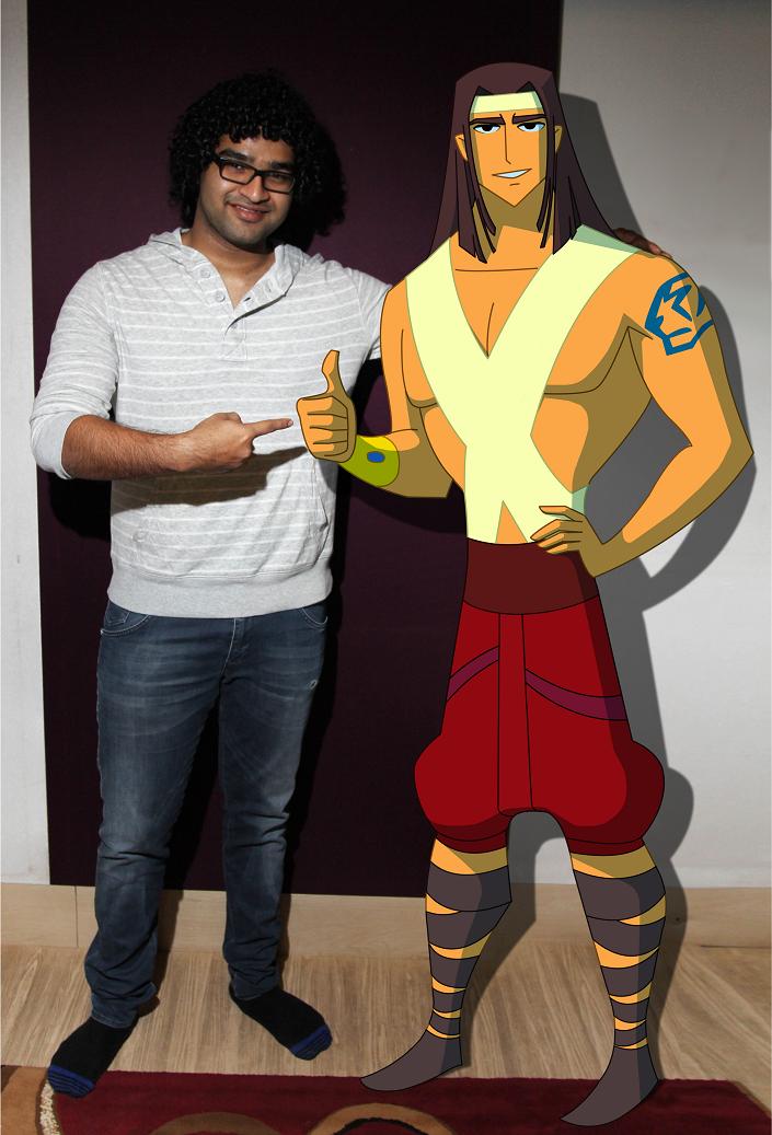 Siddharth Mahadevan with Manav