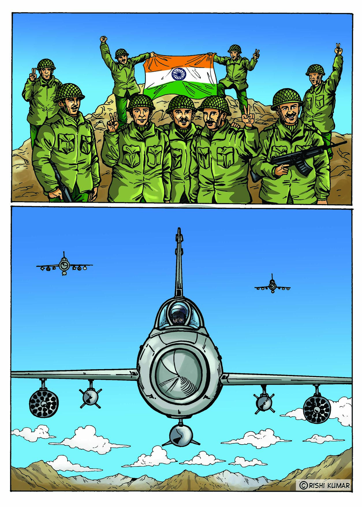 Aan Comics highlights Indian wars and war heroes