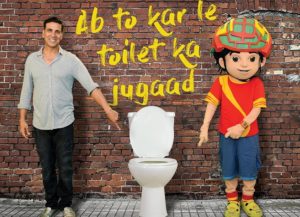 Shiva of Nick and Akshay Kumar have a toilet talk!