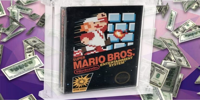 A mint copy of the 1985 'Super Mario Bros.' game sold for $114,000 at ...
