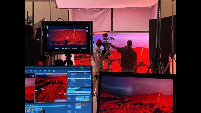 DNEG's photo-real virtual production set-up demonstrates a hybrid style ...