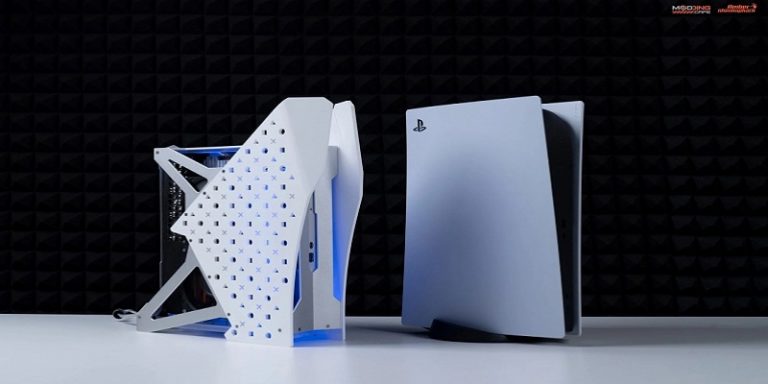 A modder transforms PS5 into custom made liquid-cooled PS5 console