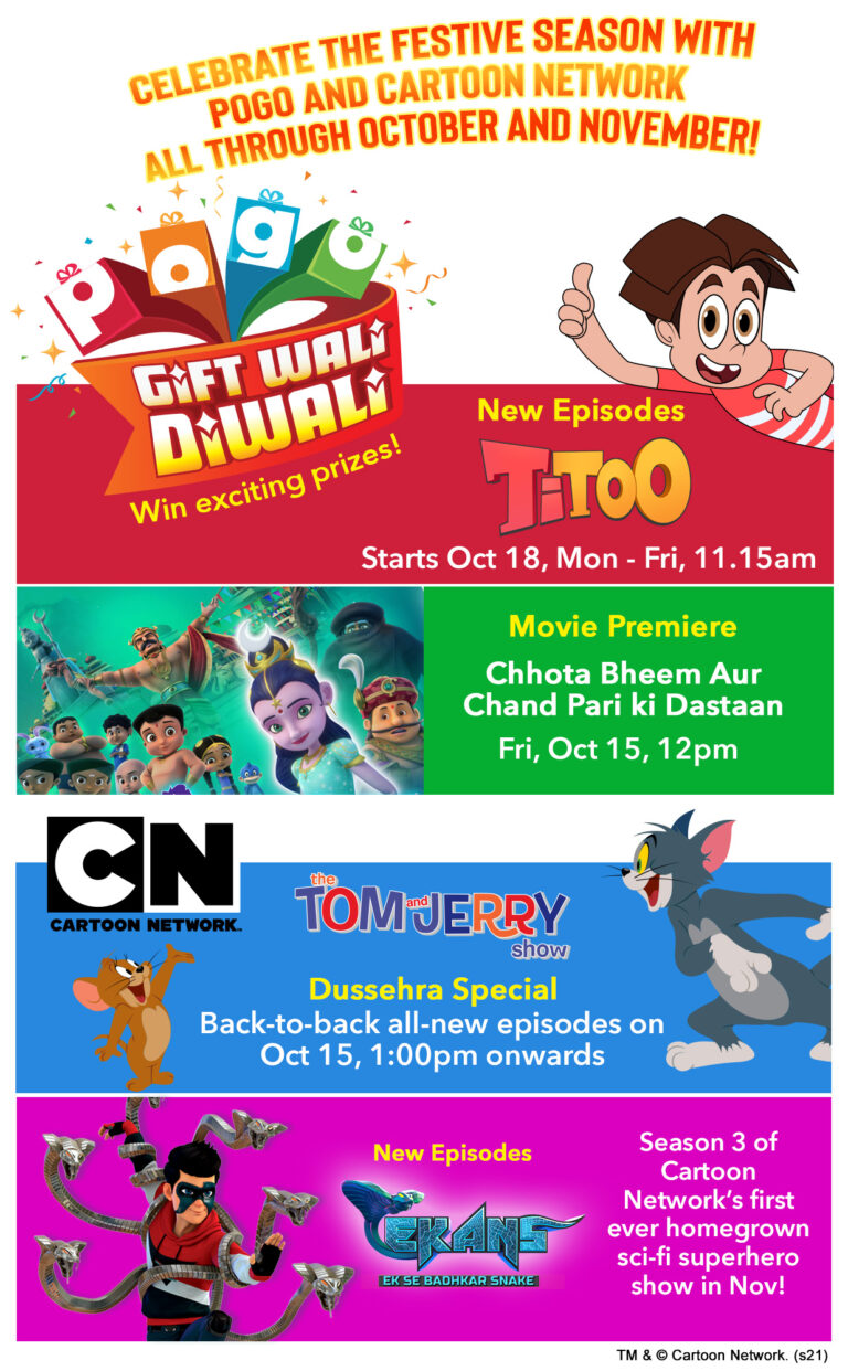 Cartoon Network and Pogo spruce up festive season with power-packed shows