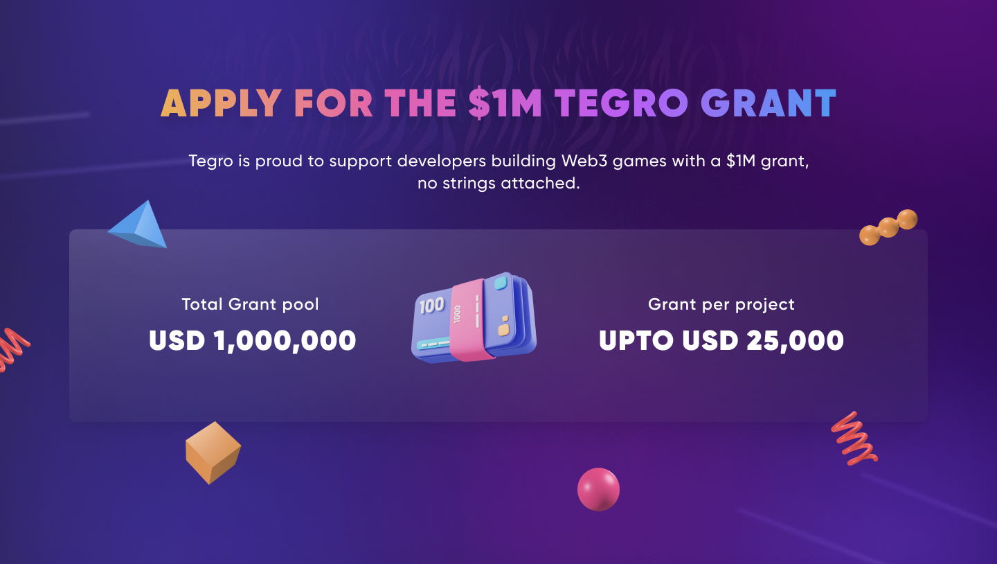 Web3 games marketplace Tegro announces $1 million grant for game ...