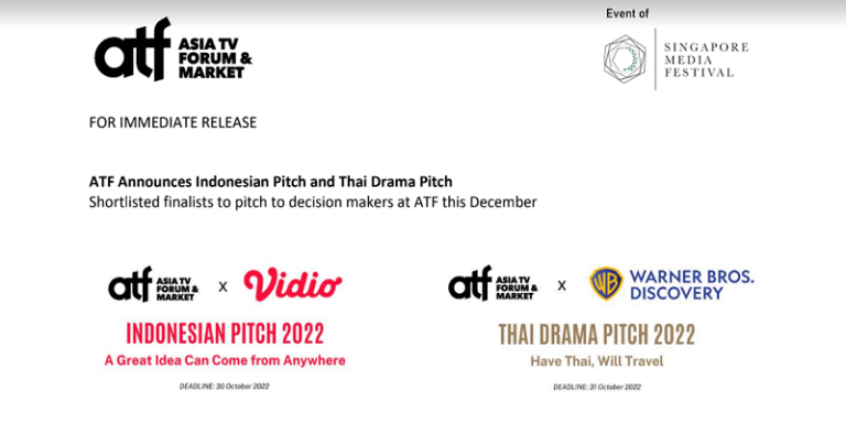ATF announces Indonesian Pitch and Thai Drama Pitch