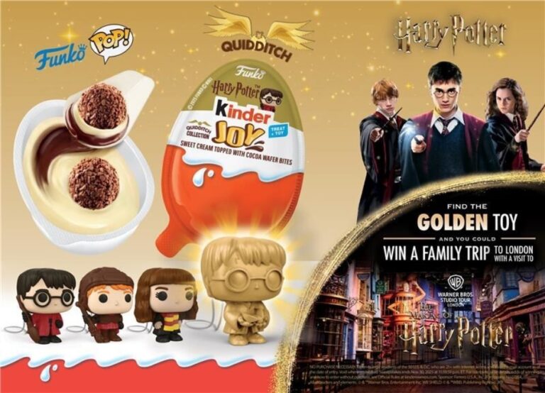 Kinder Joy launches new ‘Harry Potter’ toy collection