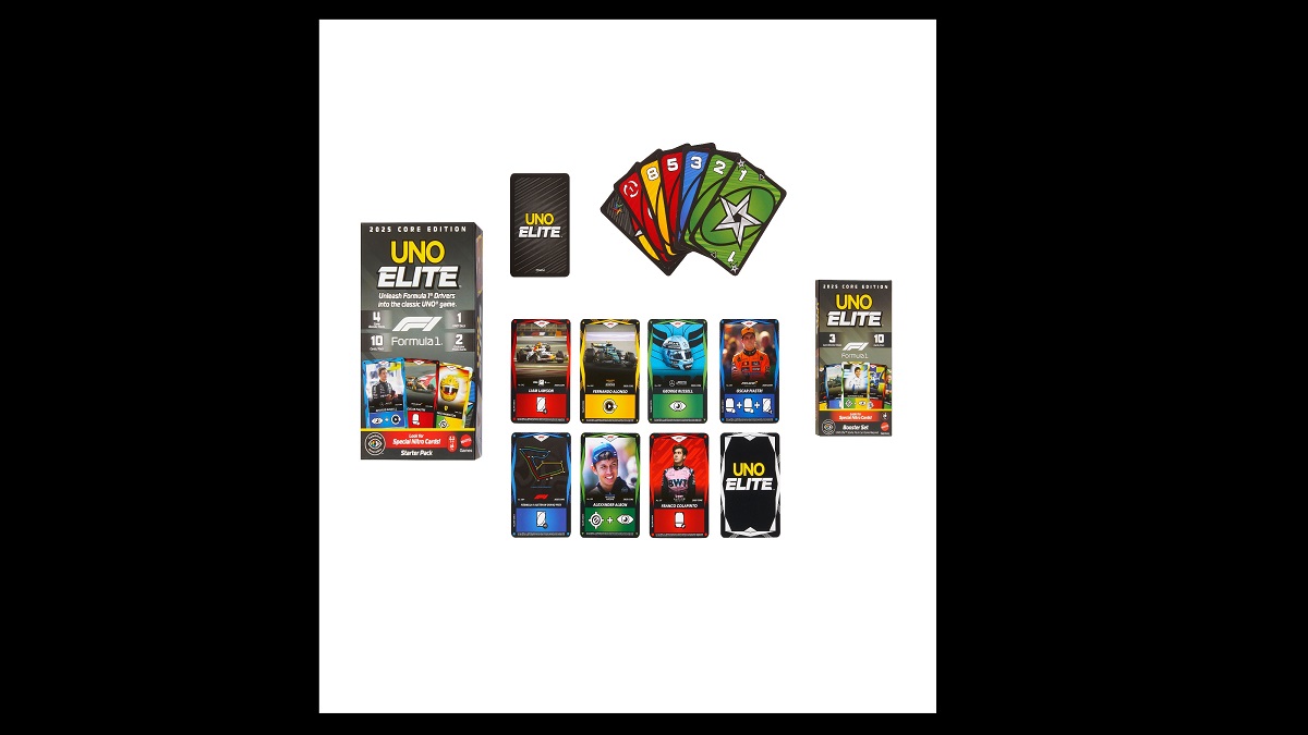 Mattel and Formula 1 unite to bring new 'UNO Elite' games